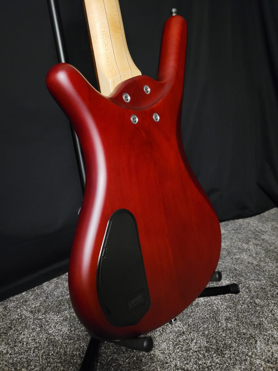 Warwick RockBass Corvette Basic, 5-String - Burgundy Red Transparent SatinON SALE!! | Bass North